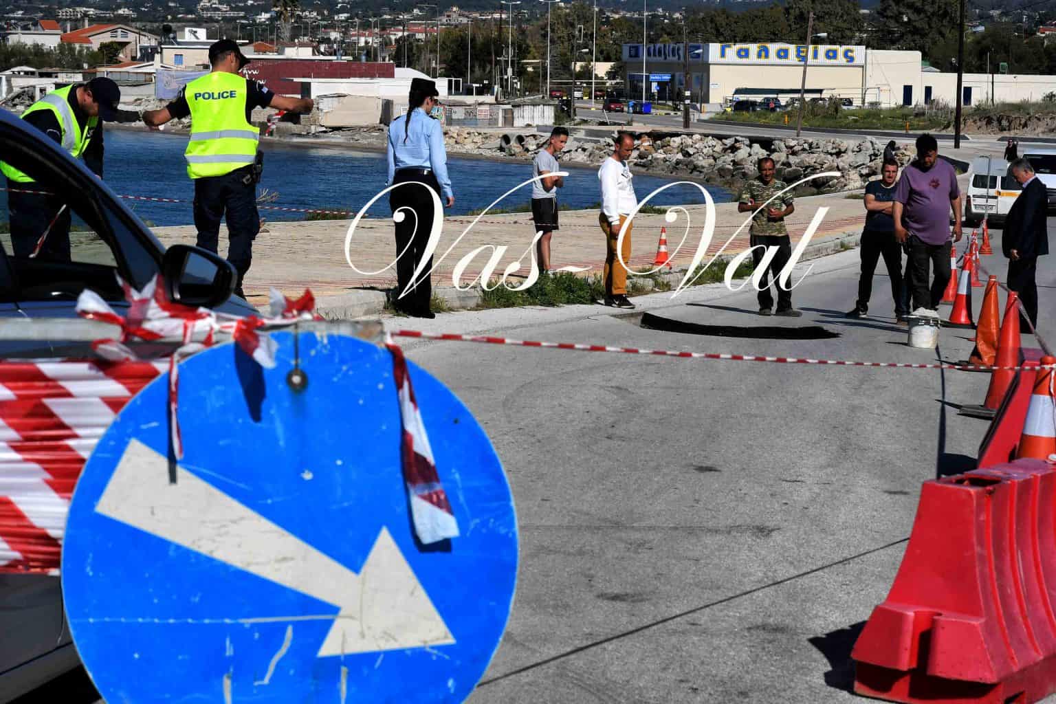 Προσοχή! Τεράστια τρύπα στο οδόστρωμα στην Ποσειδωνία Κορίνθου (εικόνες ...
