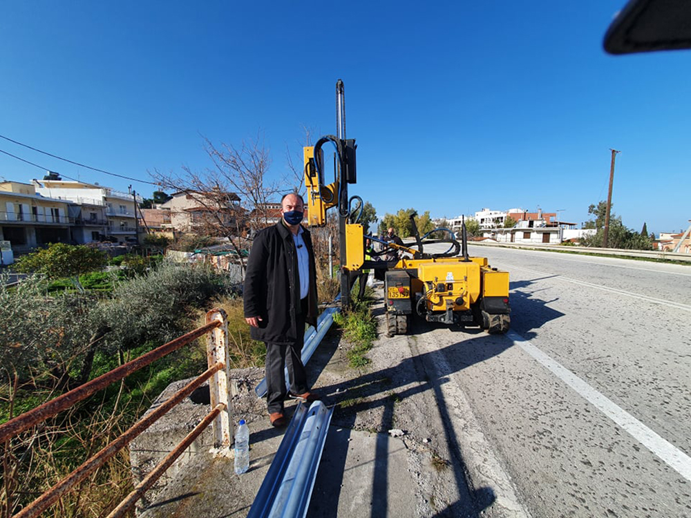 Έργα οδικής ασφάλειας στην Κορίνθου-Πατρών (φωτο) » loutrakiblog