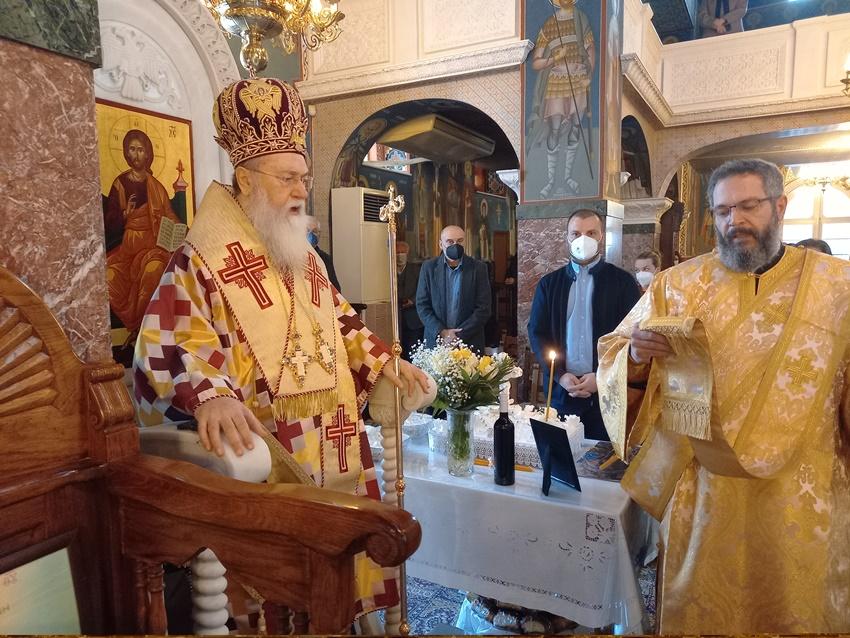 Στον Ι.Ναό Αγ. Ιωάννου στα Μέγαρα λειτούργησε ο Μητροπολίτης κ ...