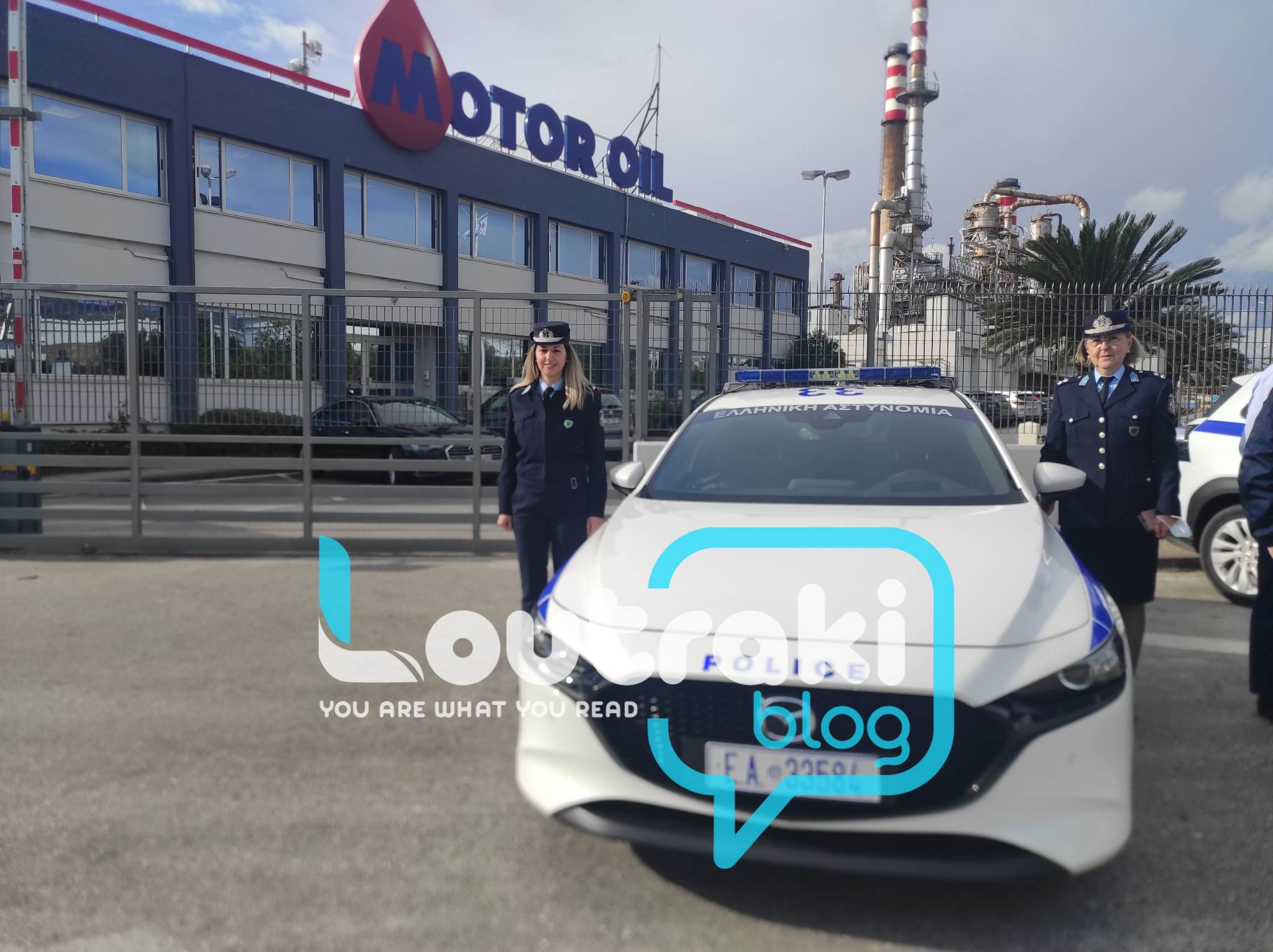 Δύο περιπολικά πρόσφερε η ΜΟΤΟΡ ΟΙΛ στο ΑΤ Αγίων Θεοδώρων (φωτο-video ...