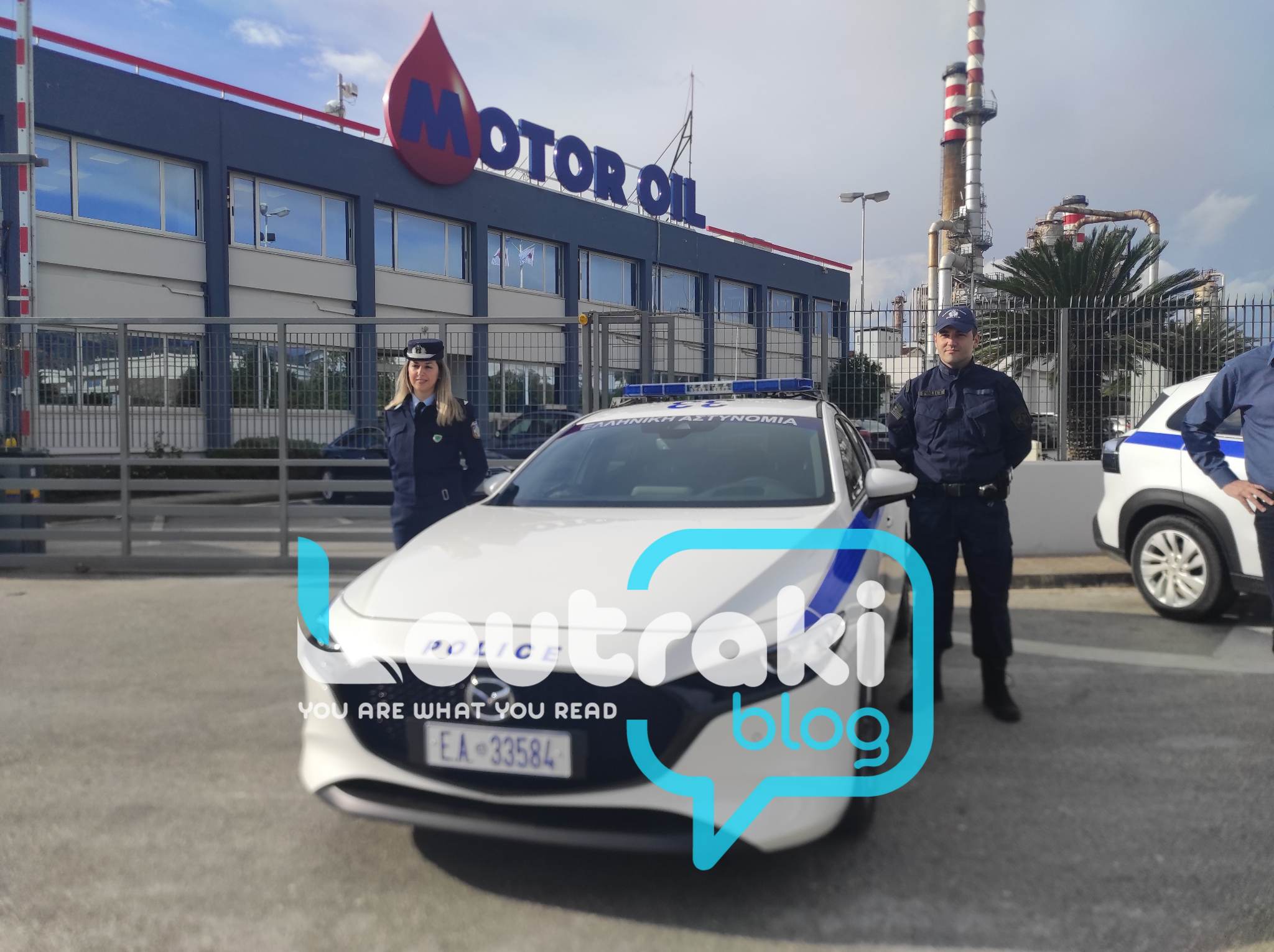 Δύο περιπολικά πρόσφερε η ΜΟΤΟΡ ΟΙΛ στο ΑΤ Αγίων Θεοδώρων (φωτο-video ...