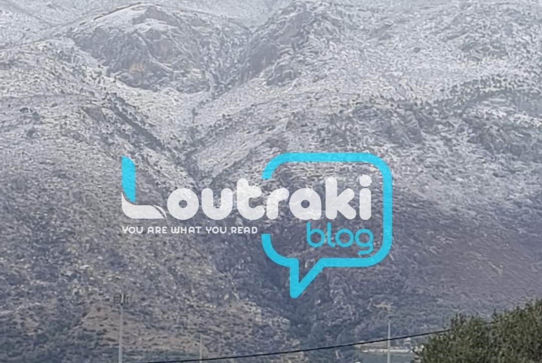 Λουτράκι: Χιονίζει στα Γεράνεια » loutrakiblog
