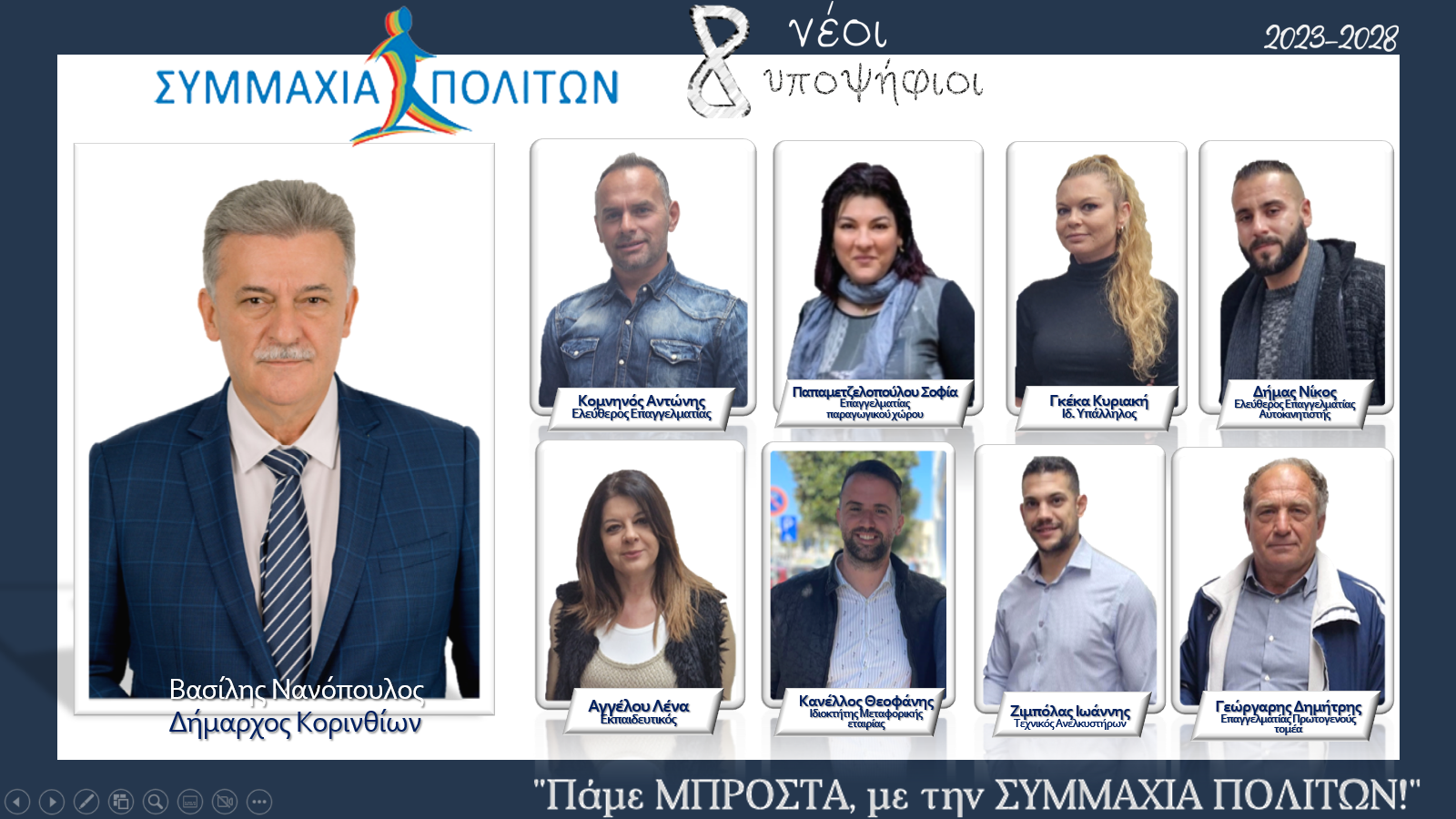 Β.Νανόπουλος : Κάνουμε πράξη την ανανέωση που χρειάζεται ο δήμος ...