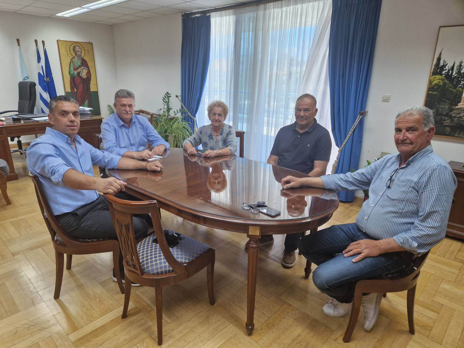 Συνάντηση Δημάρχου Κορινθίων Βασίλη Νανόπουλου με τους νέους τοπικούς ...