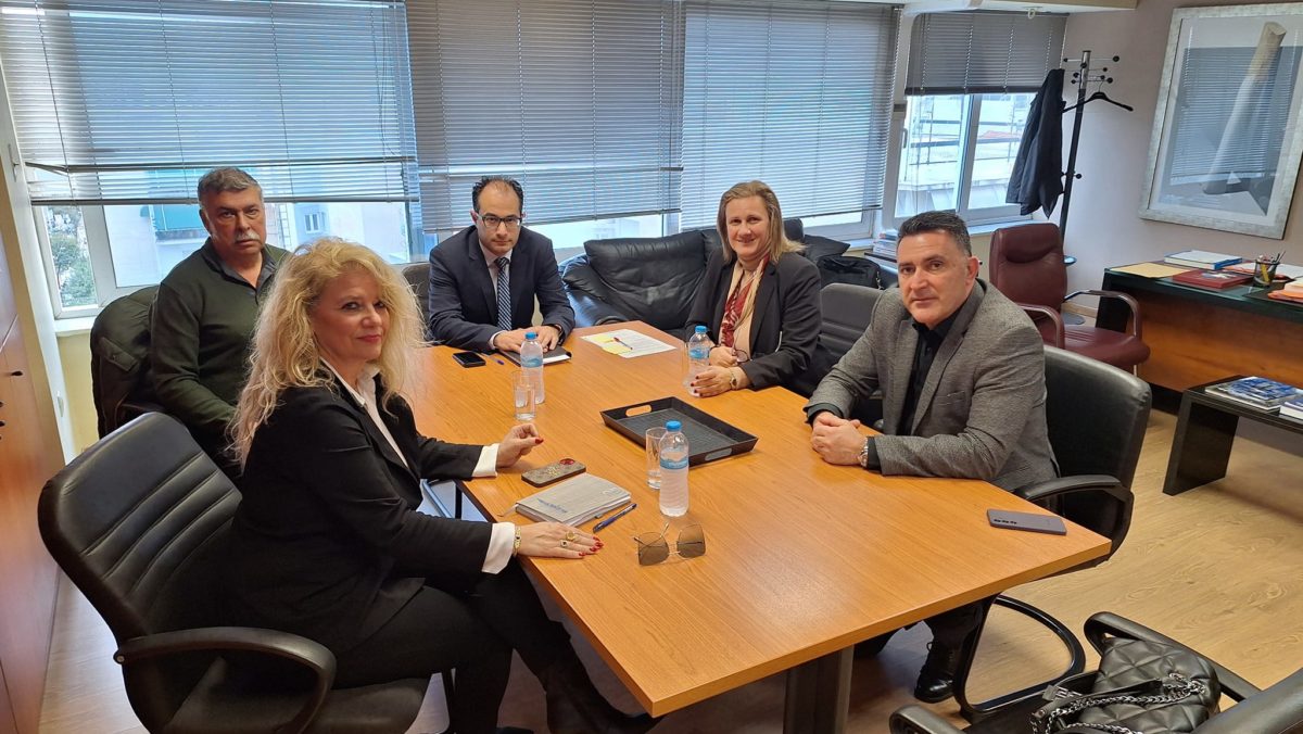 Συνάντηση εργασίας της Μαριλένας Σούκουλη με Τάσο Σακελλαρίου και Θεώνη ...