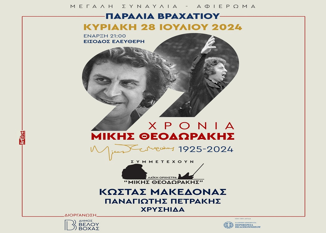 ΒΕΛΟ ΒΟΧΑ: Έρχεται το Φεστιβάλ «Μίκης Θεοδωράκης» στην Παραλία ...