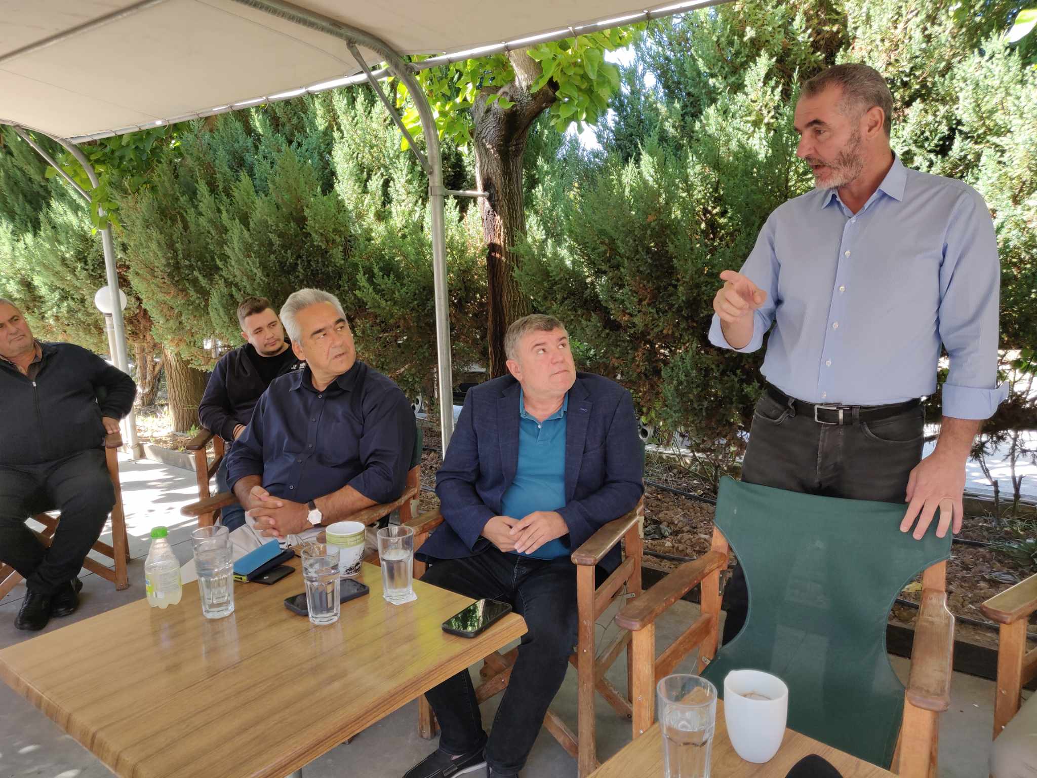 Επίσκεψη Κλιμακίου του ΠΑΣΟΚ Κορινθίας στους πληγέντες κτηνοτρόφους από ...