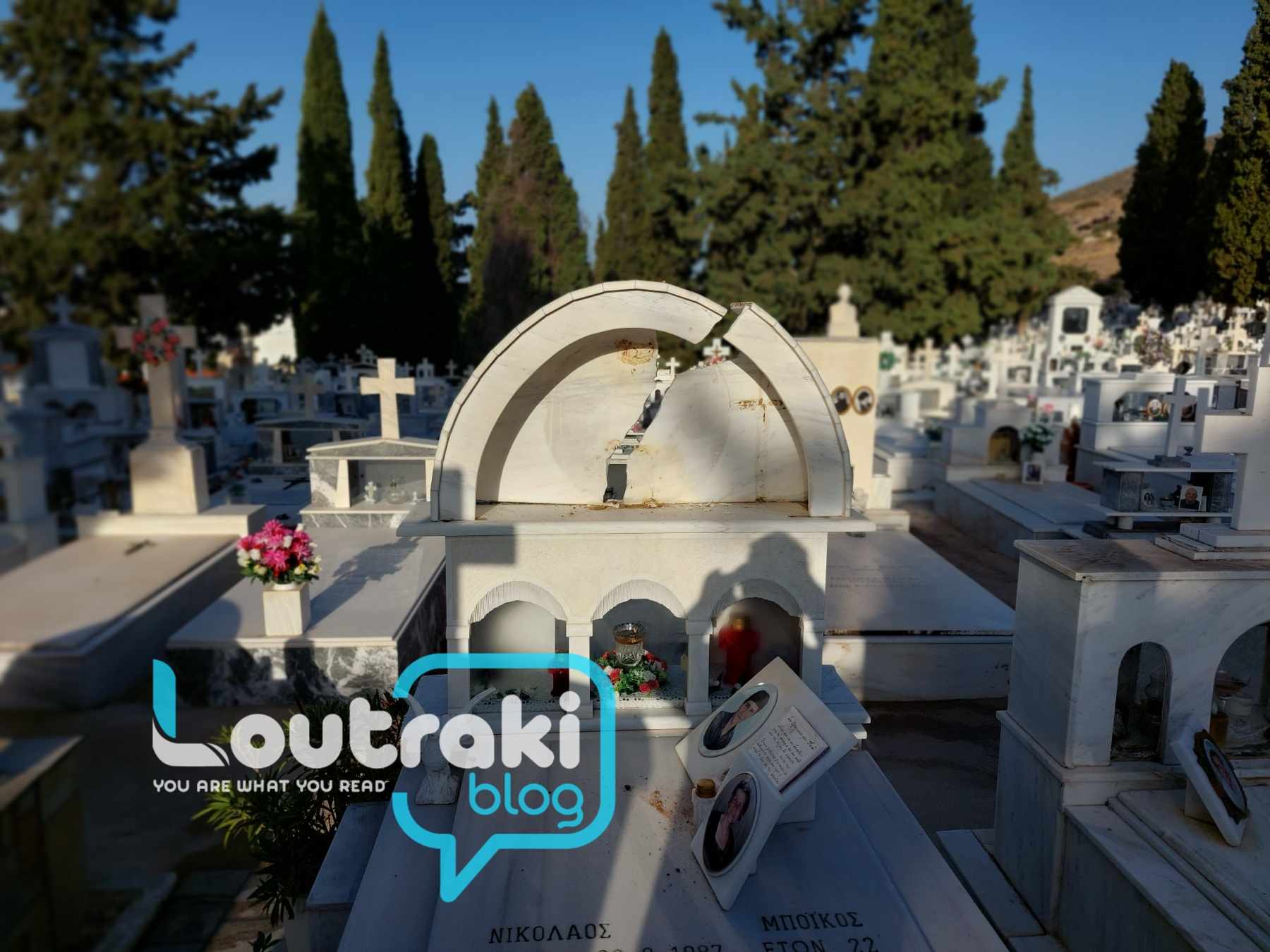 Δεν έχουν το θεό τους! Βανδάλισαν τους τάφους στο νεκροταφείο του ...